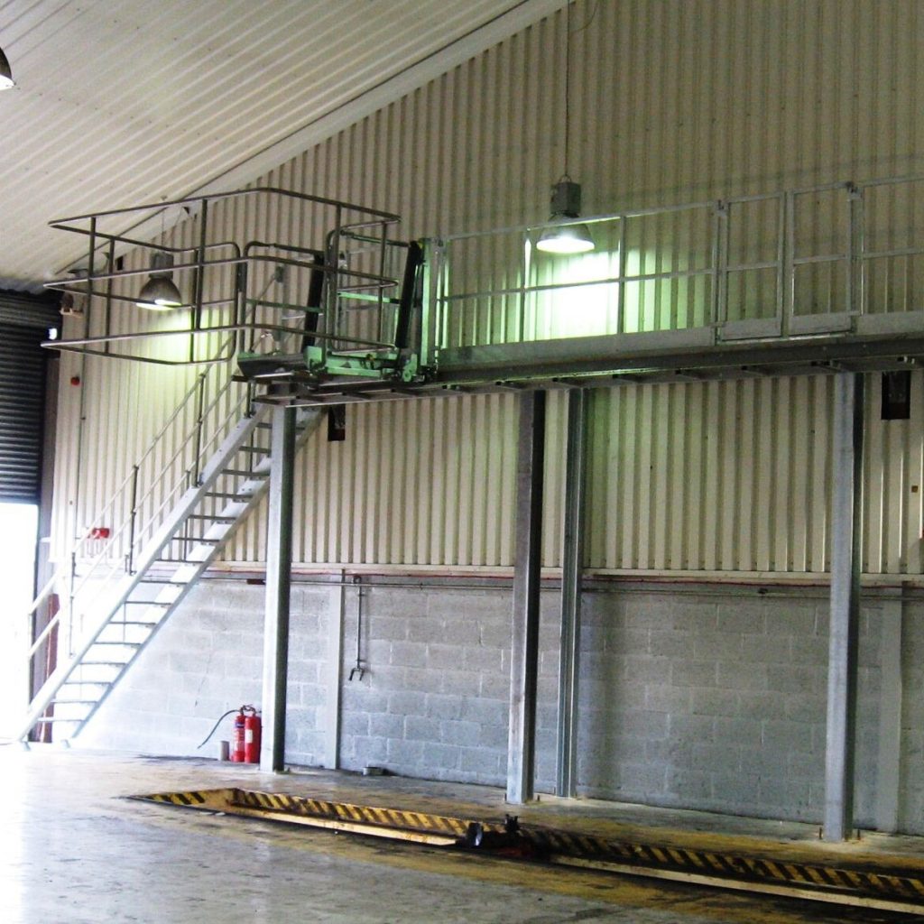 Track Mounted Folding Stairs | FlowStep | IFC Inflow