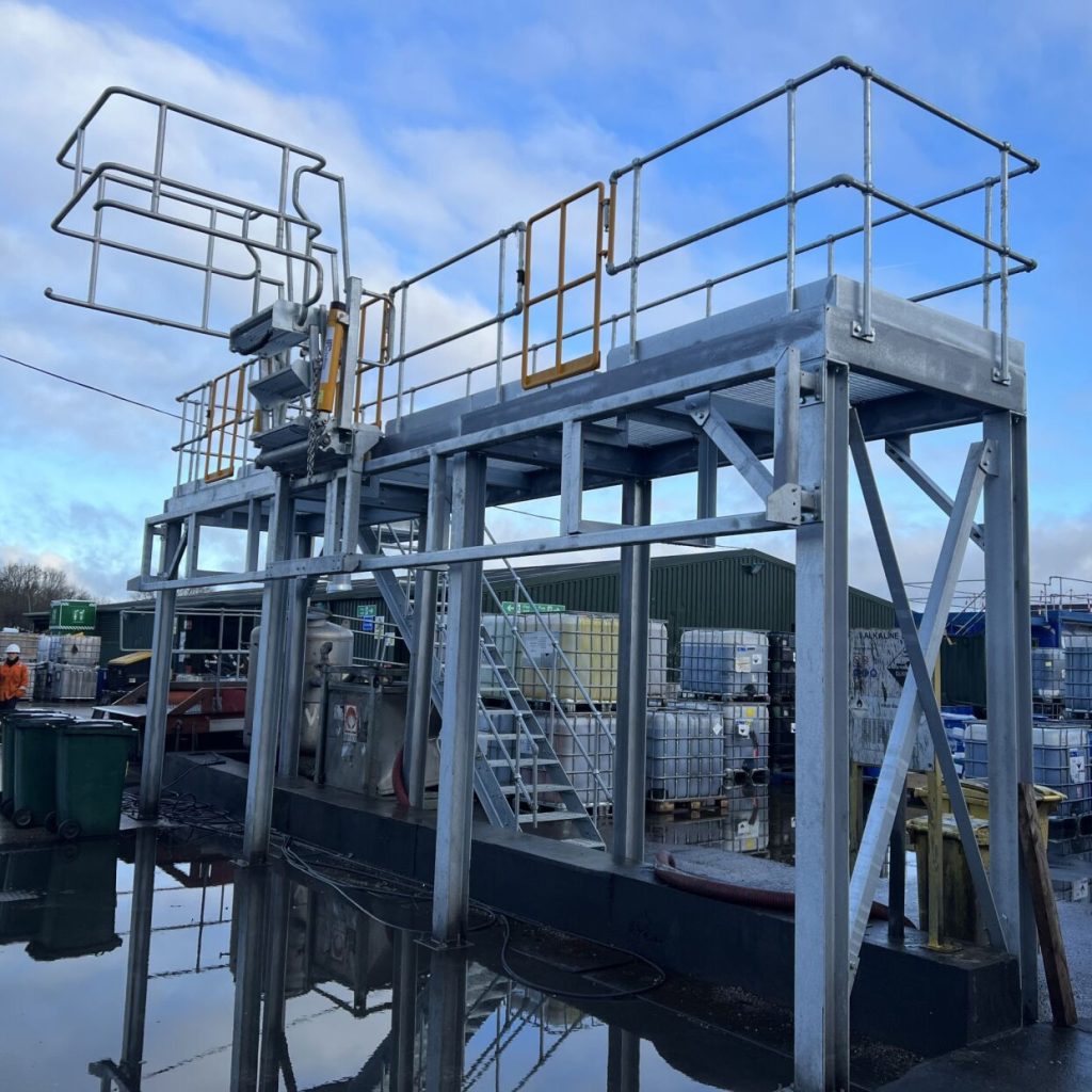 Track Mounted Folding Stairs | FlowStep | IFC Inflow